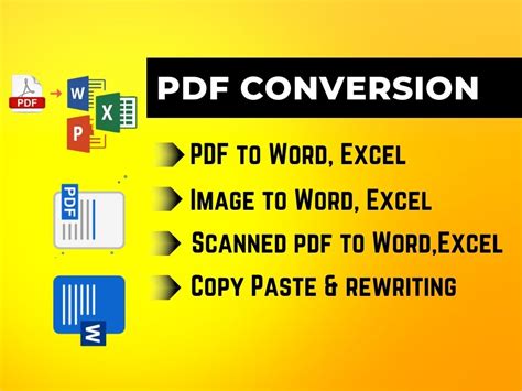Convert Pdf To Ms Word PowerPoint Excel To Google Doc Sheets Upwork