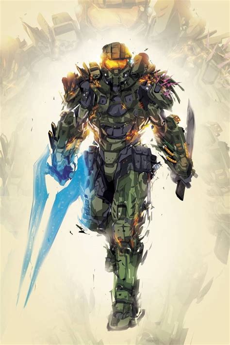 World Of Our Fantasy Halo Spartan Halo Drawings Halo Master Chief