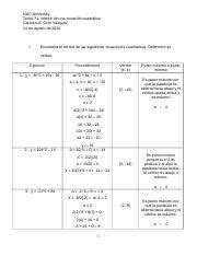 Math 1050 tarea 7 1 docx NUC University Tarea 7 1 Vértice de una
