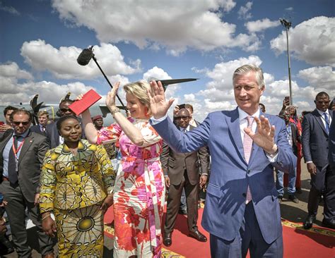 Le Roi Philippe Et La Reine Mathilde Au Congo