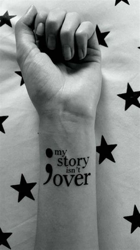 70 Inspirational Semicolon Tattoo Designs Art And Design Semicolon