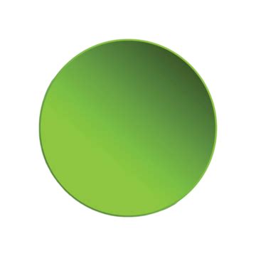 Botón De Círculo Verde Sobre Fondo Blanco Empujar Papel Moderno Vector