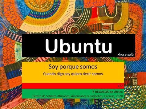 De África 7 palabras sagradas de regalo para Venezuela Centro de