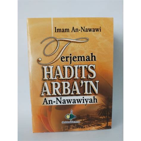 Jual Kitab Terjemah HADITS ARBAIN An Nawawi Ukuran 9 X 12 Cm Shopee