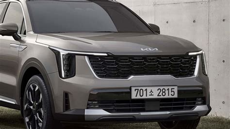 Novo Sorento 2024 estreia visual renovado na Ásia Autos Farol