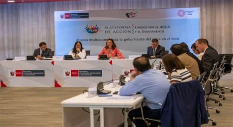 MVCS lanza plataforma de acción para garantizar el servicio de agua potable