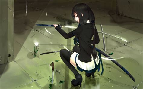 Papel De Parede X Px Anime Meninas Anime Katana