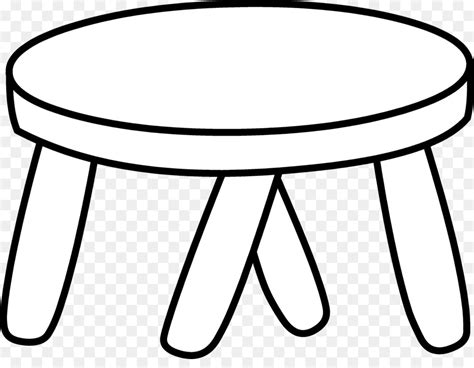 Table Clipart Black And White