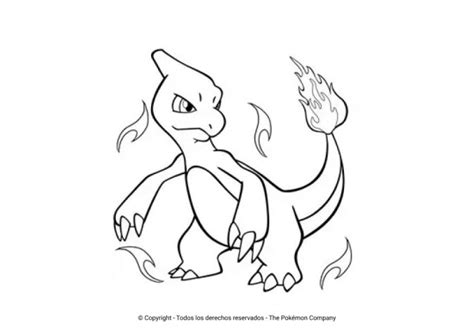 Los Mejores Dibujos De Charmeleon Para Colorear Todo Para Colorear