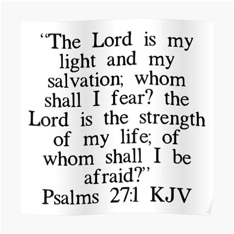 King James Version Psalm 27 AuleenSunday