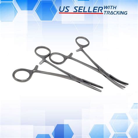 5 5 Surgical STR CRV Kelly Locking Clamp Forcep Hemostatic Artery Half