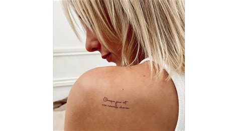 Tatouage éphémère Sioou Chaque jour est une nouvelle chance