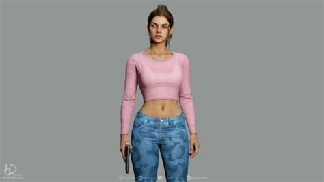 GTA 6 Female Character Lucia S 3D Model Showed Her First Look