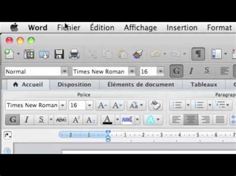 Tutoriel Vid O Cr Ation D Un Mod Le De Document Avec Word Youtube