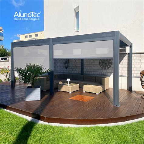 AlunoTec Affordable Garden Backyard Terrace Roller Blinds Waterproof