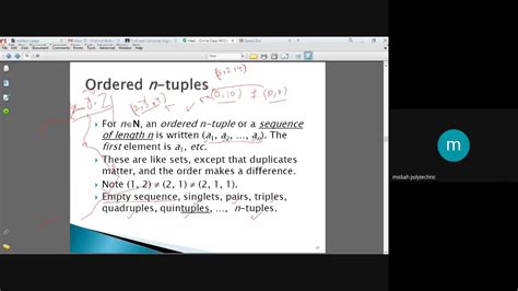 cartesian products ordered pair n tuple youtube