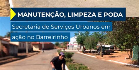 SERVIÇOS URBANOS MANUTENÇÃO LIMPEZA E PODA SECRETARIA DE SERVIÇOS
