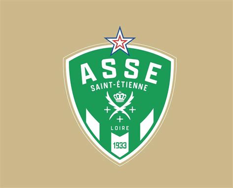 Saint Etienne Club Logo Symbol Ligue 1 Football French Abstract Design