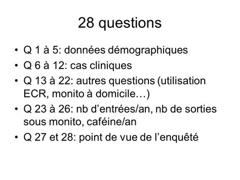 Pr Sentation De Lenqu Te De Pratique Sorties De N Onatalogie Et