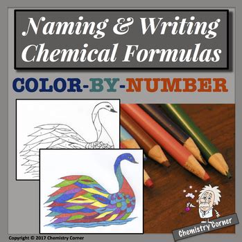 Naming Writing Chemical Formulas COLOR BY NUMBER By Chemistry Corner