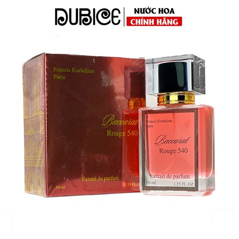 Tinh dầu nước hoa Nam Nữ Unisex 540 Red Baccarat lưu hương hơn 16 tiếng