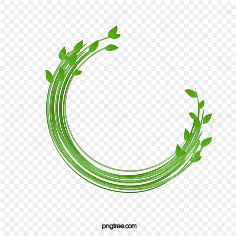 Vector Círculo Pintado De Verde Vector Pintados à Mão Anel Verde PNG