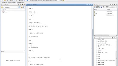 matlab 22 complex numbers and the symbolic math toolbox youtube