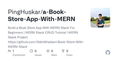 github pinghuskar a book store app with mern build a book store app with mern stack for