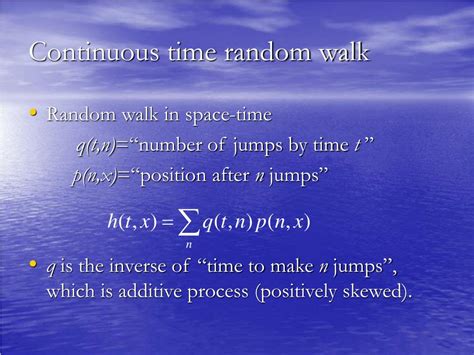 ppt scaling limits of continuous time random walks powerpoint presentation id 6135445