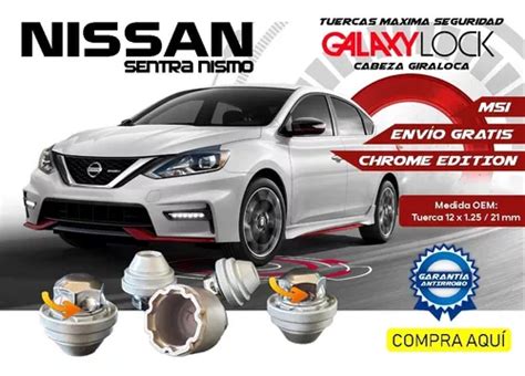 Tuercas Y Birlos De Seguridad Galaxy Lock Nissasentra Nismo