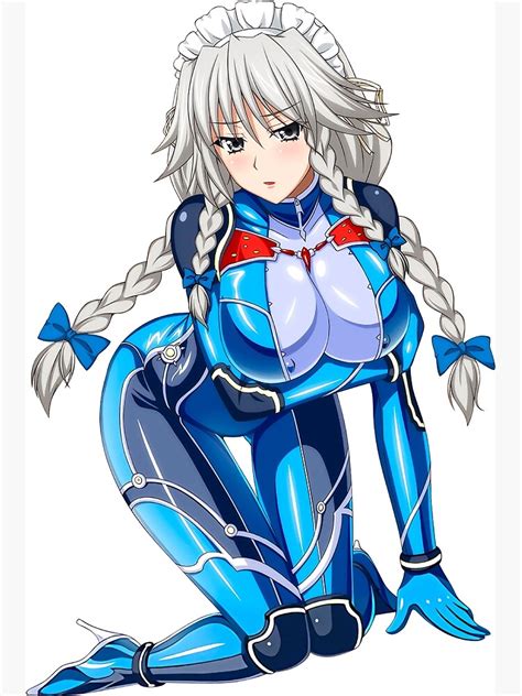 Lewd Grayfia Lucifuge Hot Tits Boobs High School Dxd Sexy Ecchi Hentai Girl Metal Print By