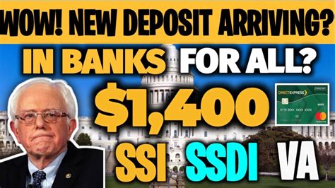 WOW NEW DEPOSIT OF 1 400 STIMULUS CHECK ARRIVING IN BANKS ACCOUNTS