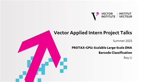 protax gpu scalable large scale dna barcode classification vector intern talks youtube