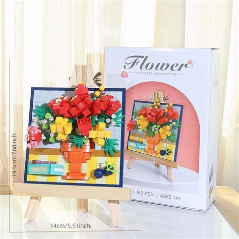 Pintura Rosas Con Atril Pyxels