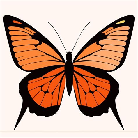 Arte Digital El Elegante Vuelo De La Mariposa Monarca Hacia La Dicha