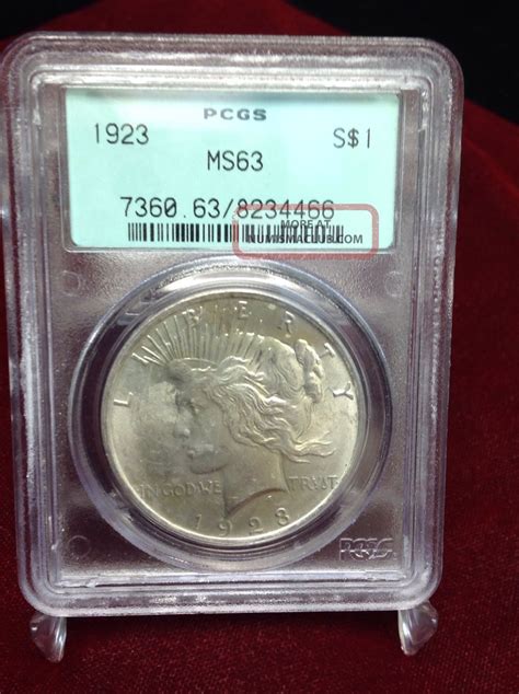 Peace Dollar Pcgs Graded Ms