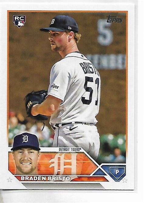 Topps Update Braden Bristo Rookie Card Ebay