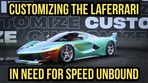 Ferrari LaFerrari 2016 In Need For Speed Unbound Customization