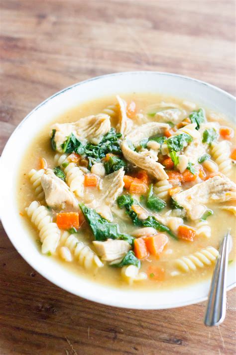 Tuscan Chicken And White Bean Soup Kendra S Treats