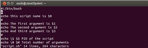 shell script parameters online tutorials library list