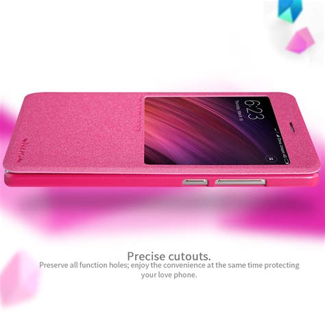 Nillkin PU Leather Flip Smart Window Protective Case For Xiaomi Redmi