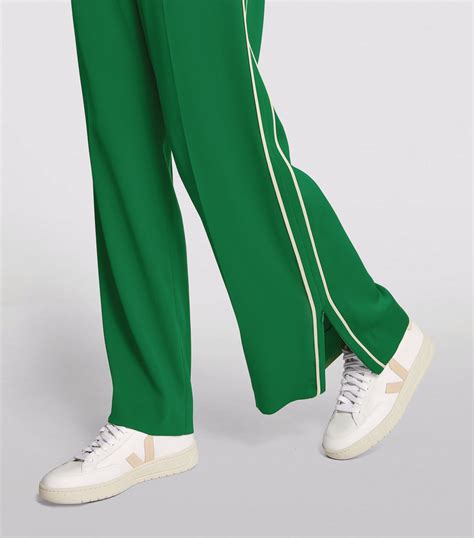 ME EM Green Satin Track Pants Harrods UK