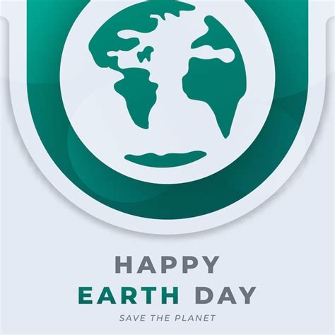 Premium Vector Happy Earth Day Celebration Vector Design Illustration