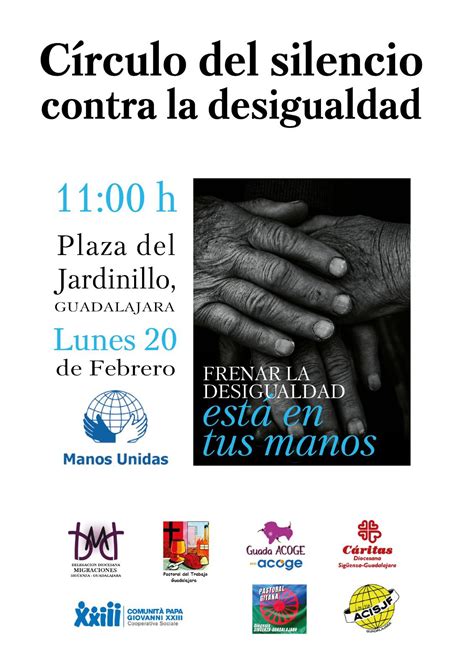 Círculo de Silencio enero 2023 ONG Manos Unidas