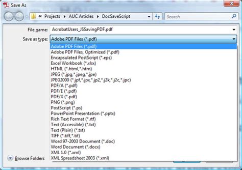 how to save a pdf with acrobat javascript