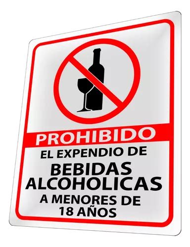 Letrero Prohibida La Venta De Bebidas Alcoh Licas A Menores Mercadolibre