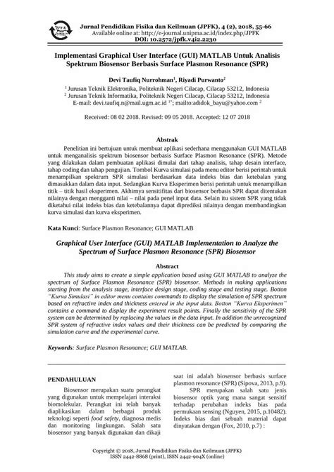 pdf implementasi graphical user interface gui matlab untuk dokumen tips