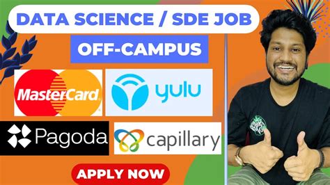 Data Science SDE 1Job Opportunities For Fresher The Ultimate Hiring