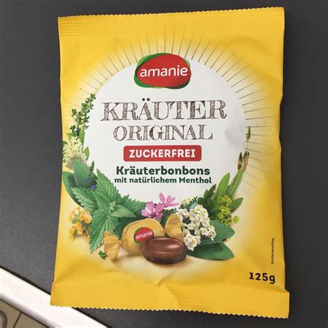 amanie Kräuterbonbons Original zuckerfrei Review abillion