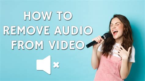 How To Remove Audio From Video Easy Way Youtube